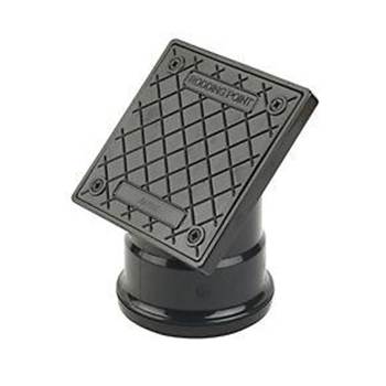 UG521 110mm Black PP Sq Rodding Eye